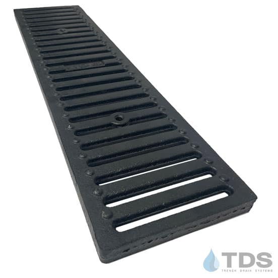 NDS DS-232 Class C ADA Compliant Slotted Ductile Iron 6" x 24" Grate ...
