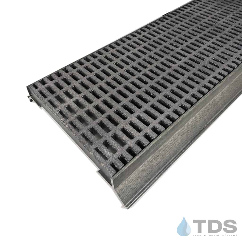 14" Fiberglass Kit w/ HLC Grate and WYE Frame - Load Class C – Trench Drain