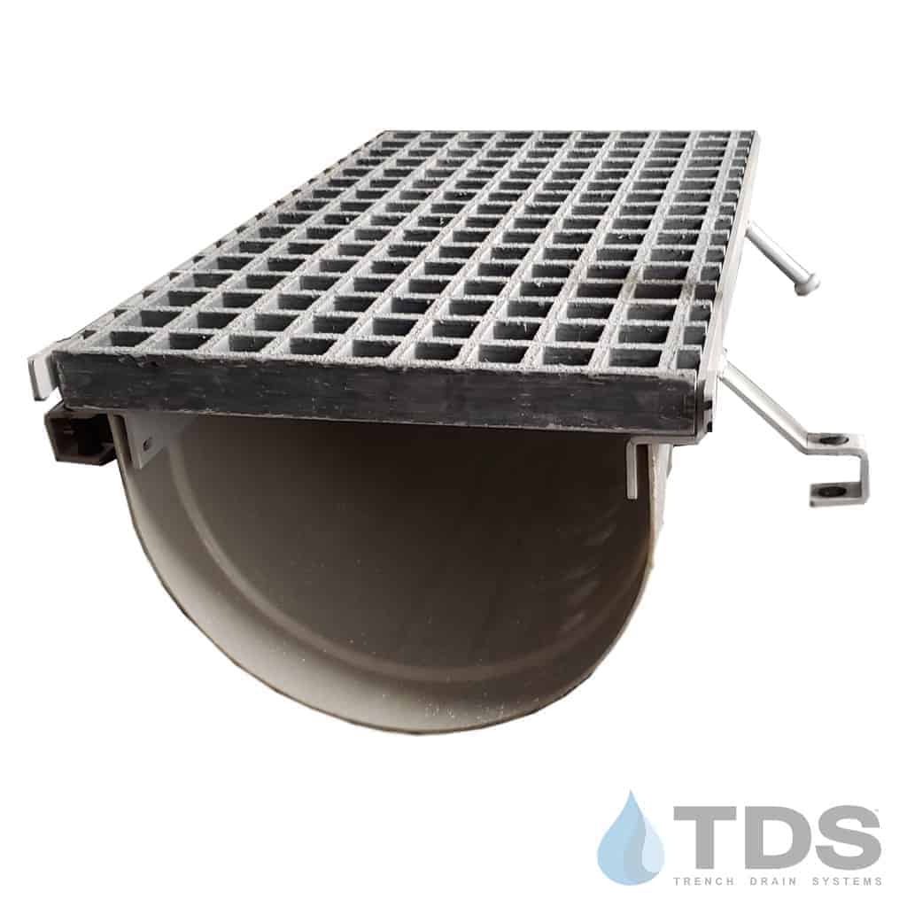 TDS FP1200 Kit with FG1245 Fiberglass 1.5" x 1.5" Sq. Mesh Grate Class ...