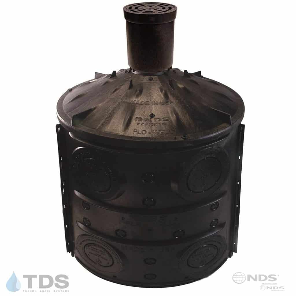 NDS FWAS24WH Flo-Well Kit – Trench Drain