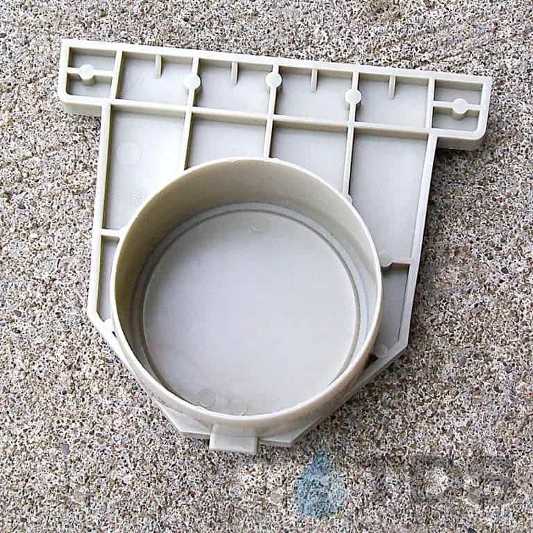 MEArin 100 141350 End Cap w/Outlet Knockout – Trench Drain