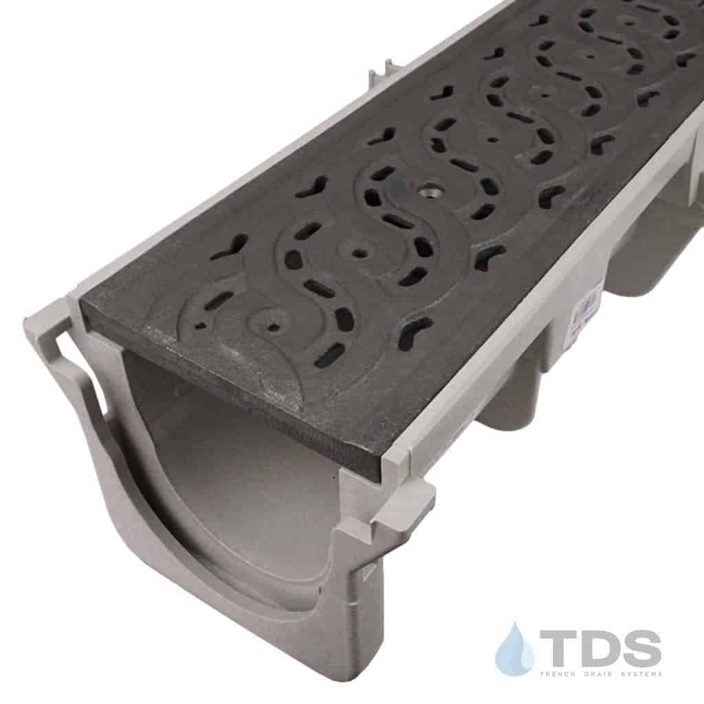NDS Dura Slope Kit with DS-601 Cast Iron Weave Grate-RAW – Trench Drain