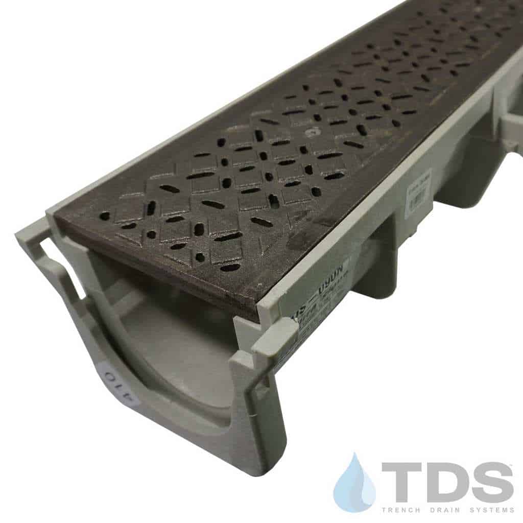 NDS Dura Slope Kit with DS-602 Cast Iron Diamond Grate - RAW – Trench Drain
