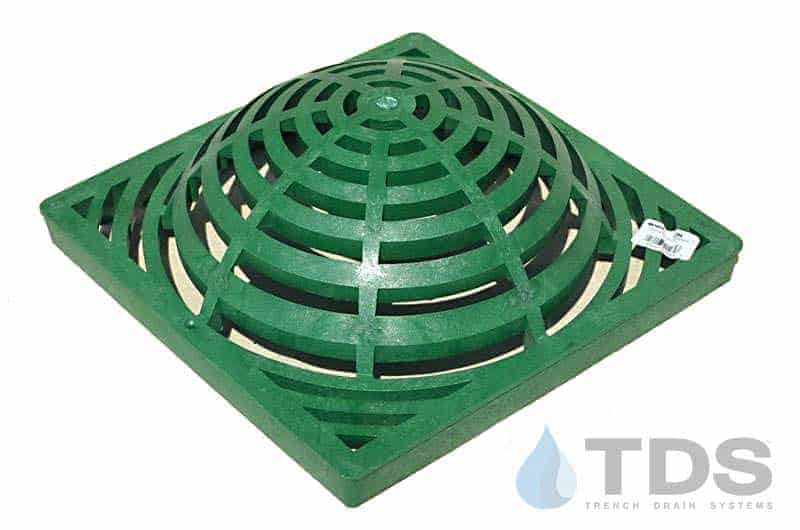 NDS 1891 Atrium HDPE 18" X 18" Grate - GREEN – Trench Drain