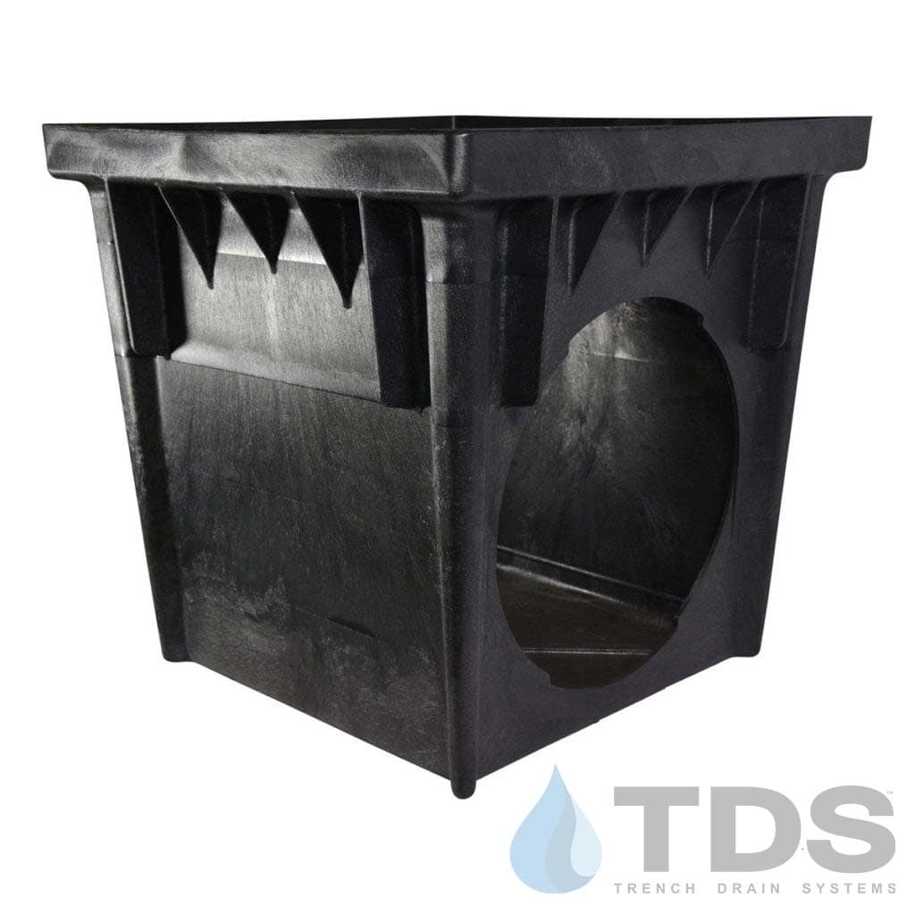 NDS 2400 Catch Basin 24" x 24" with 2 Openings – Trench Drain