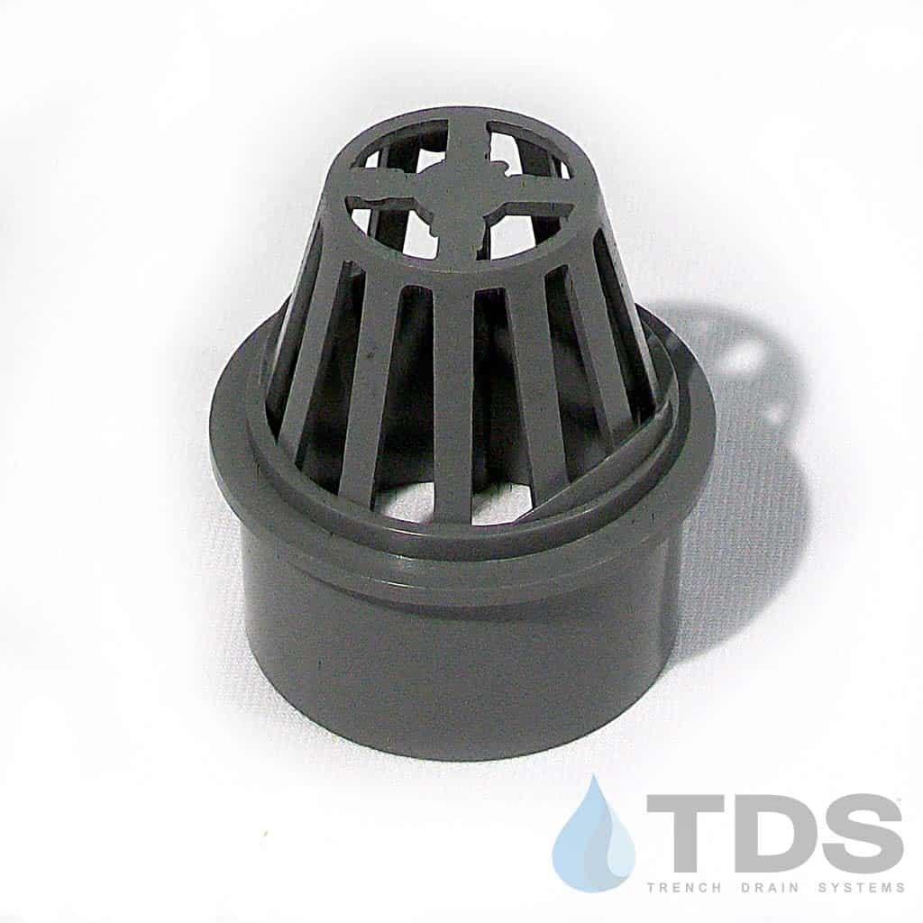 NDS 270 Atrium HDPE 2" Dia. Grate – Trench Drain