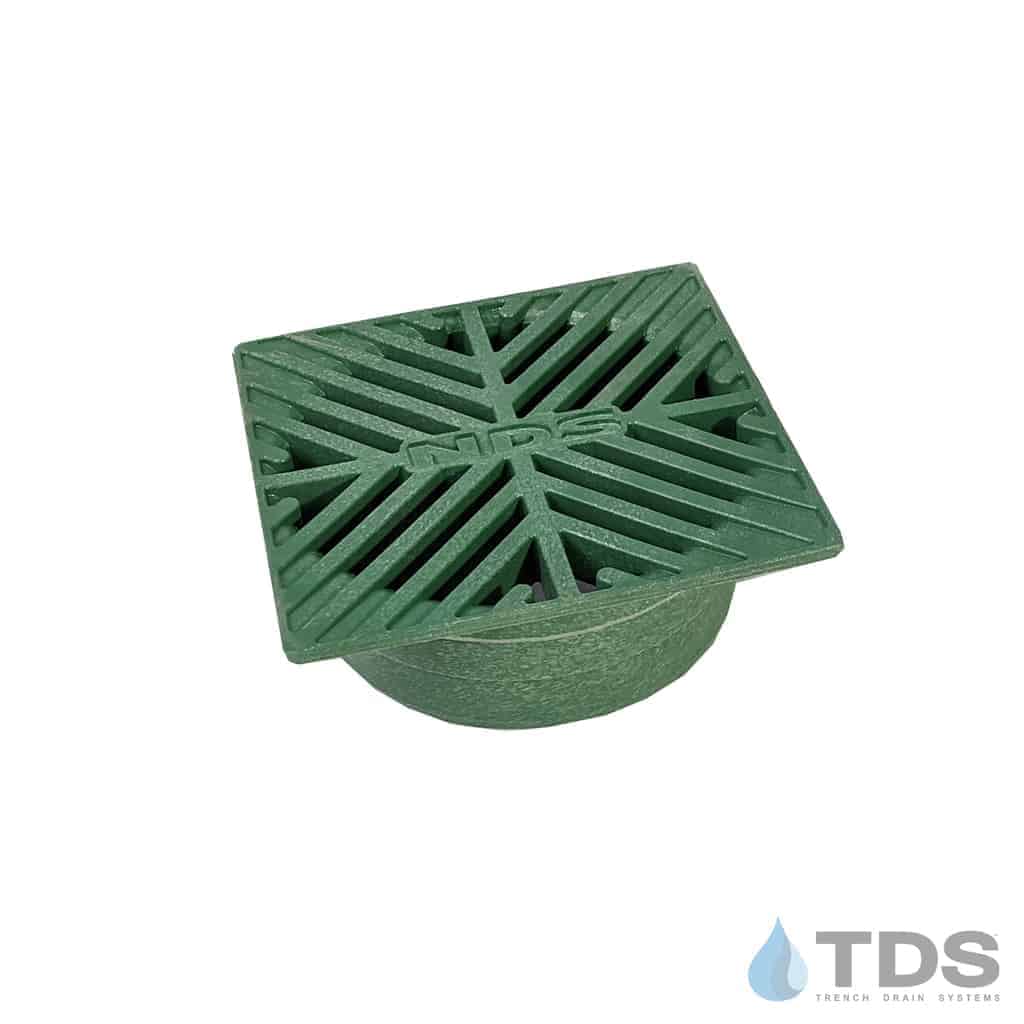 NDS7 5" Square Grate - Green – Trench Drain