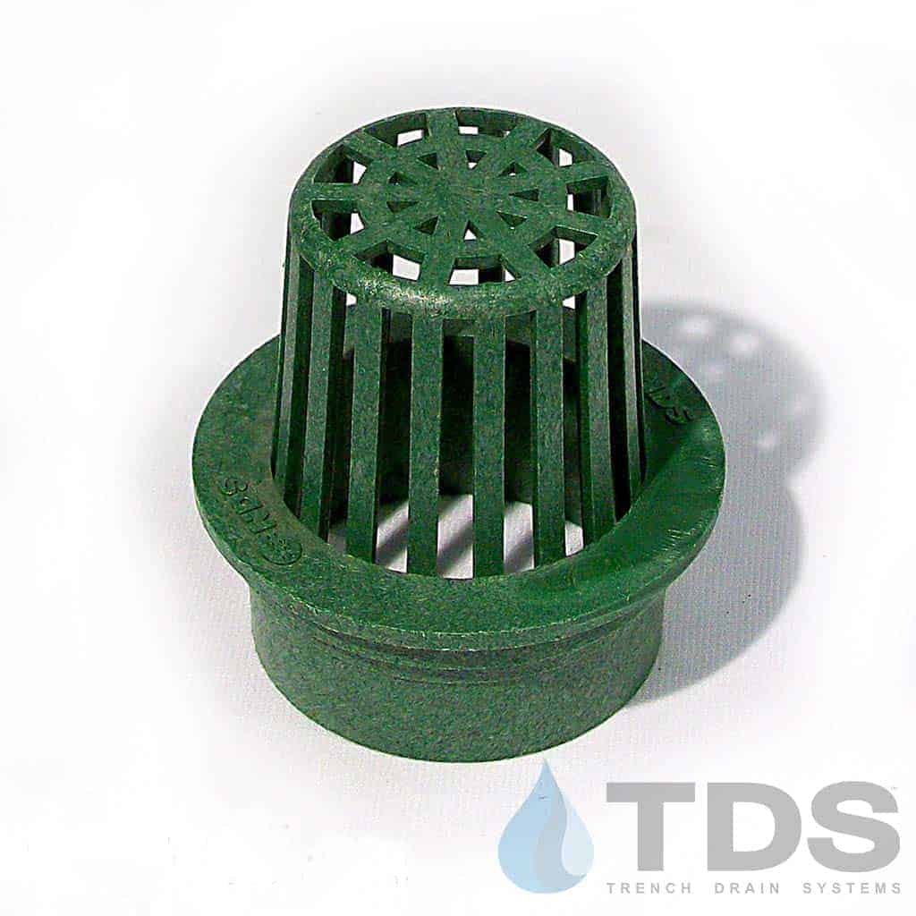 NDS 070 Atrium HDPE 3" Dia. Grate – Trench Drain