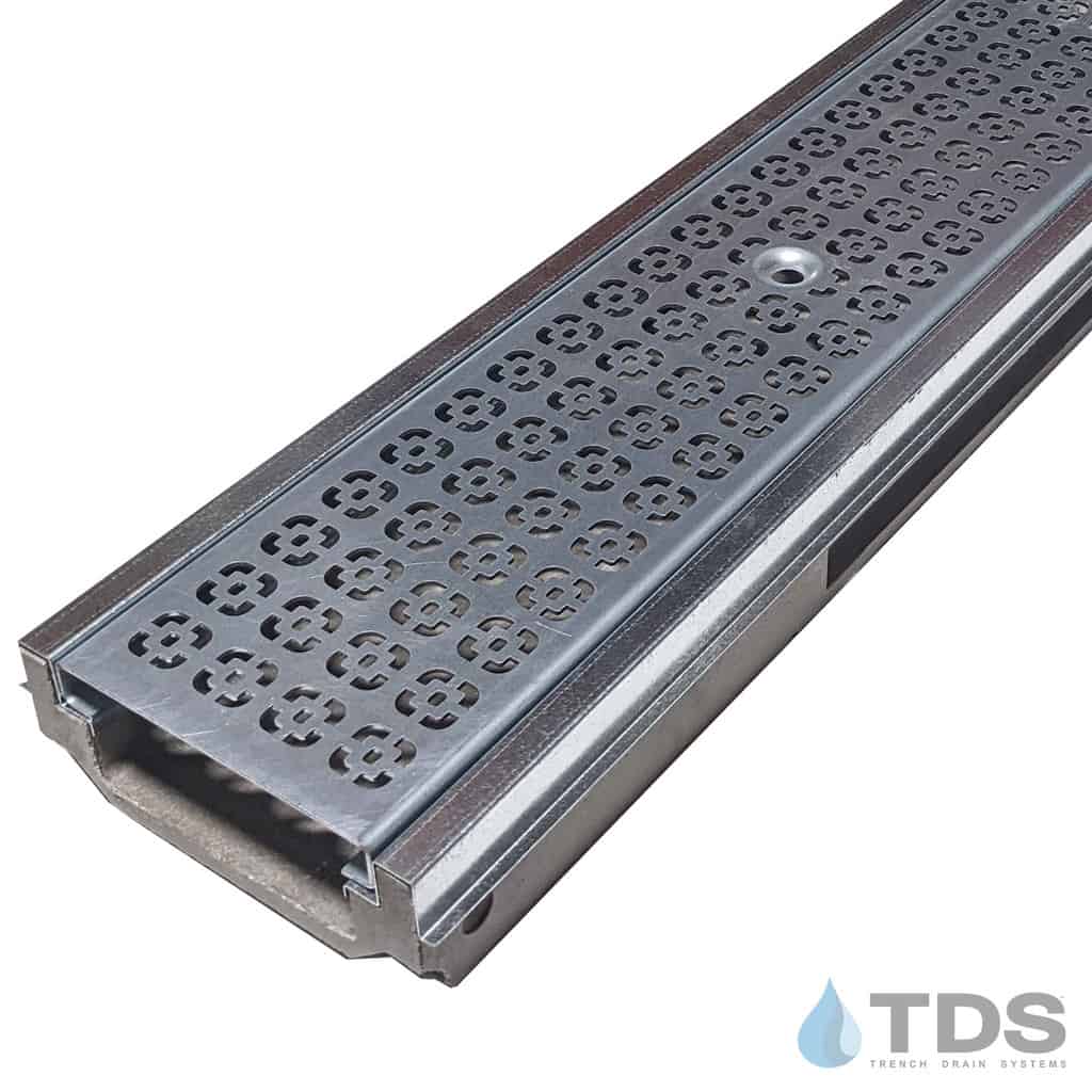 POLYCAST 500 Kit w/ Galvanized Edging and DG0623 Square Deco Perforate ...