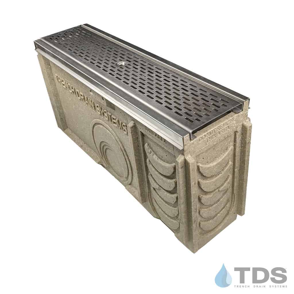 TP0650S (Shallow) Catch Basin Kit w/ DG0631H & Stainless Edge for POLY ...