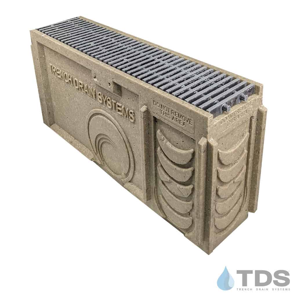 TP0650S (Shallow) Catch Basin Kit w/ DG0644SPH for POLYCAST® – Trench Drain