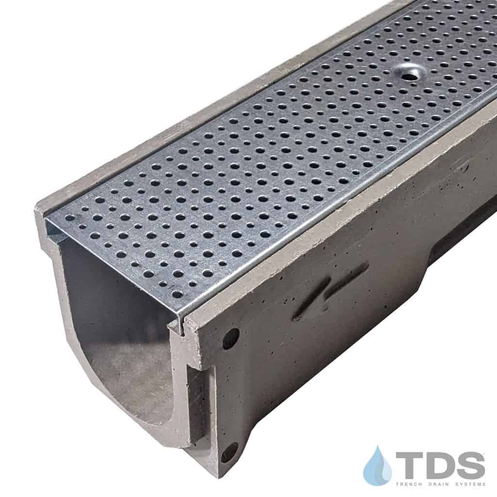 POLYCAST 600 Series Kit w/ DG0622 Foam Perforated Galvanized Steel Gra ...