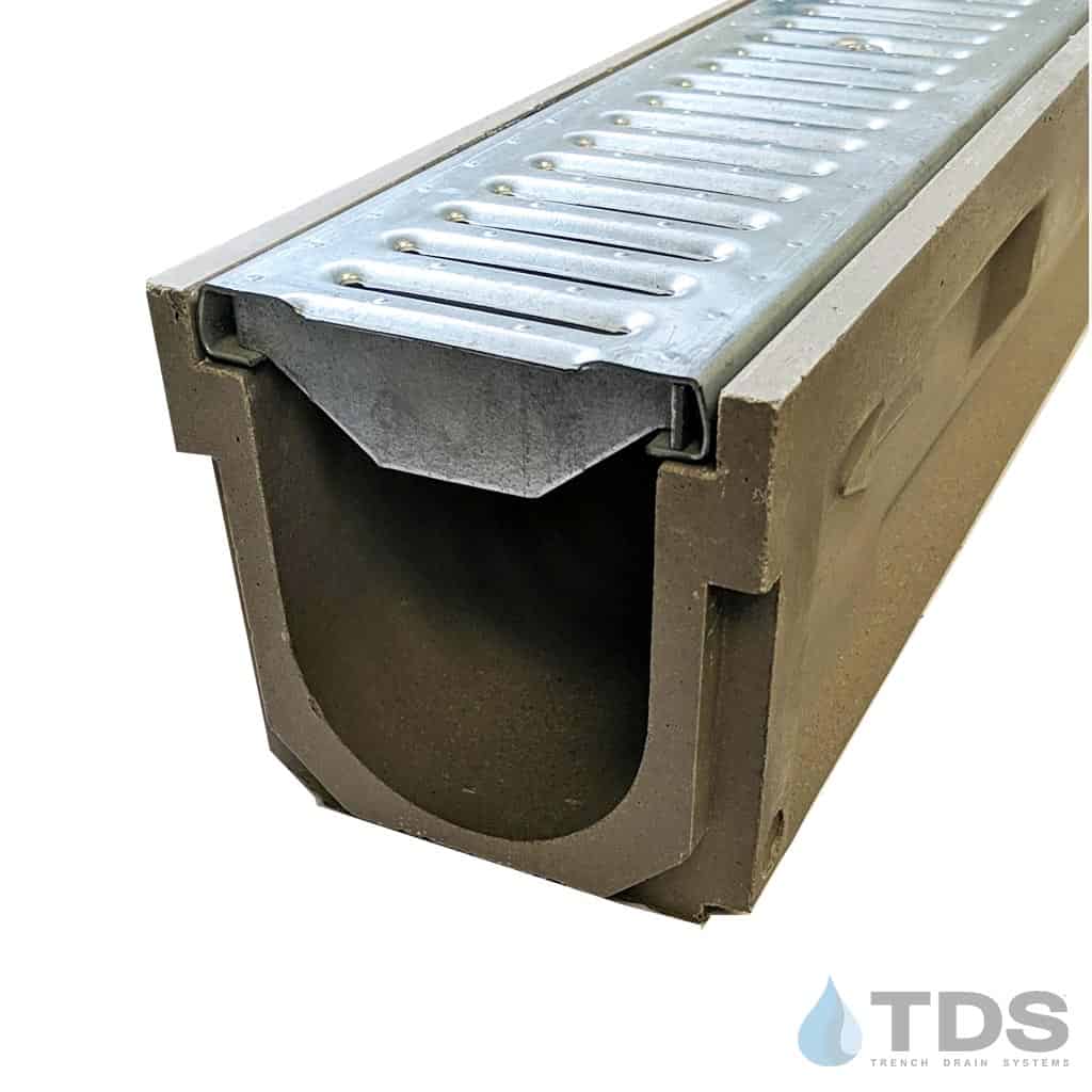 POLYCAST 600 Series Kit with DG0640R Slotted Galvanized Grate – Trench ...