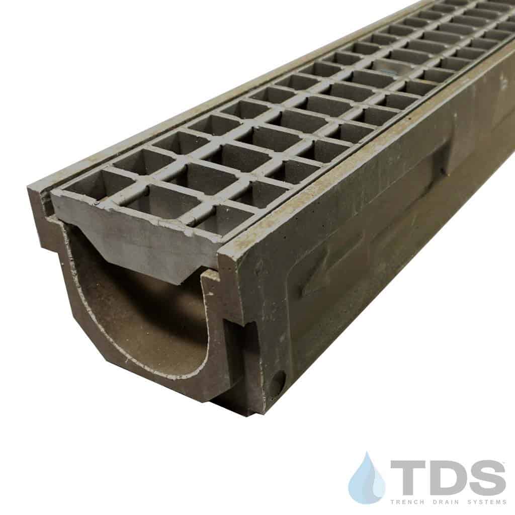 POLYCAST 600 Series Kit with DG0669 Stainless Bar Grate – Trench Drain