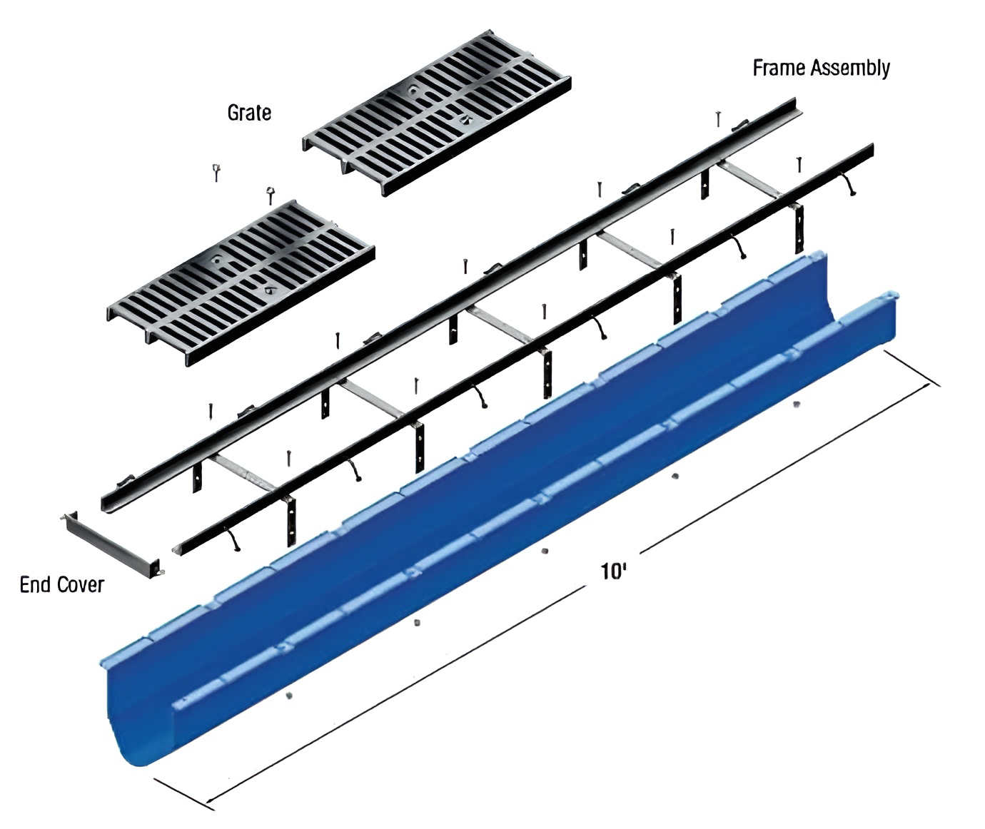 Zurn Z812 Flo-Thru – Trench Drain