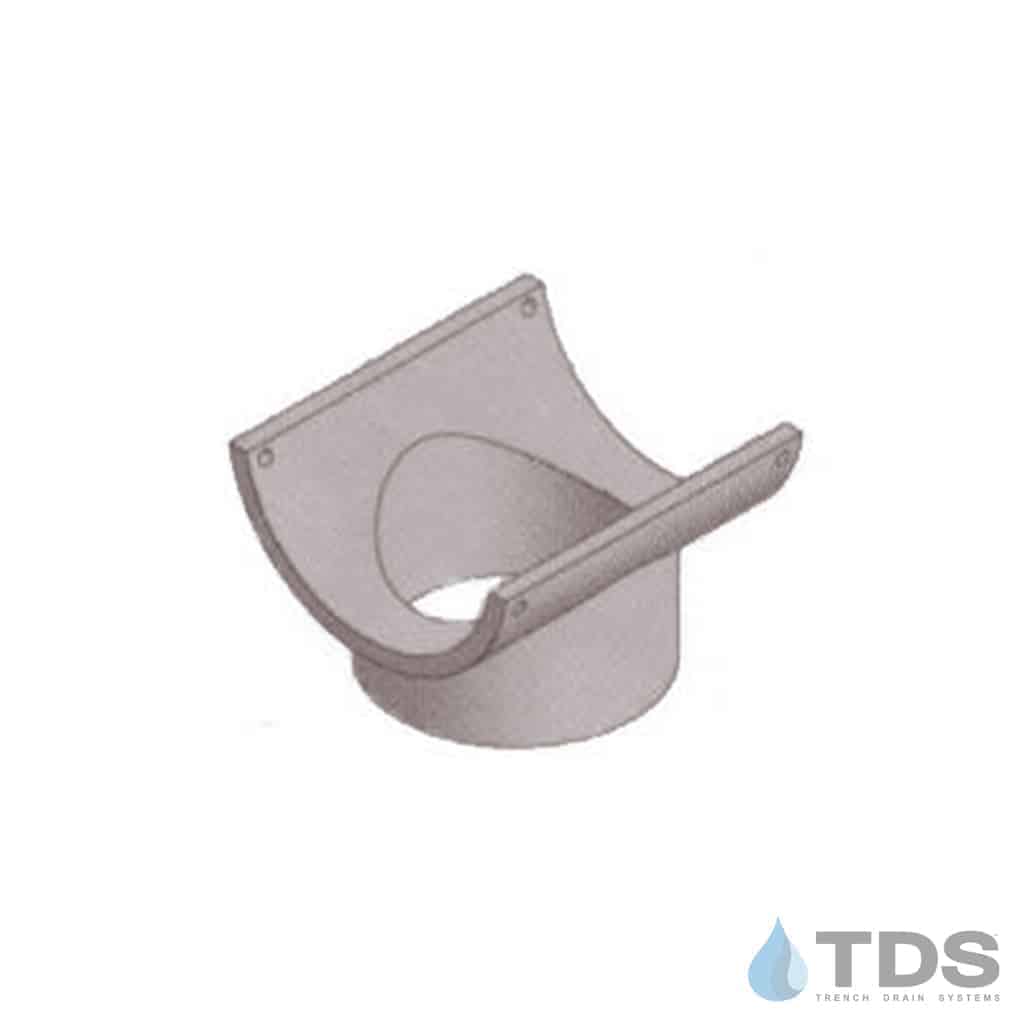 3" No-Hub Bottom Outlet for Z884 – Trench Drain